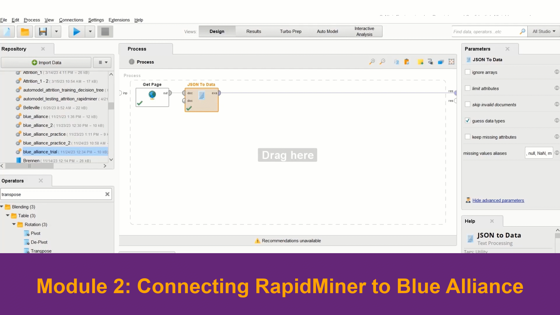 Altair AI Studio (RapidMiner) for FIRST Robotics: Free Data Analytics Software - Altair Community